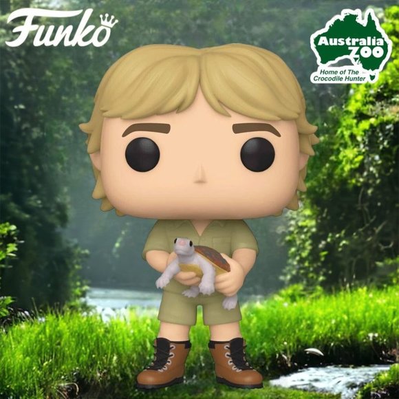 Funko | Toys | Funko Pop Television Steve Irwin With Turtle Chase ...